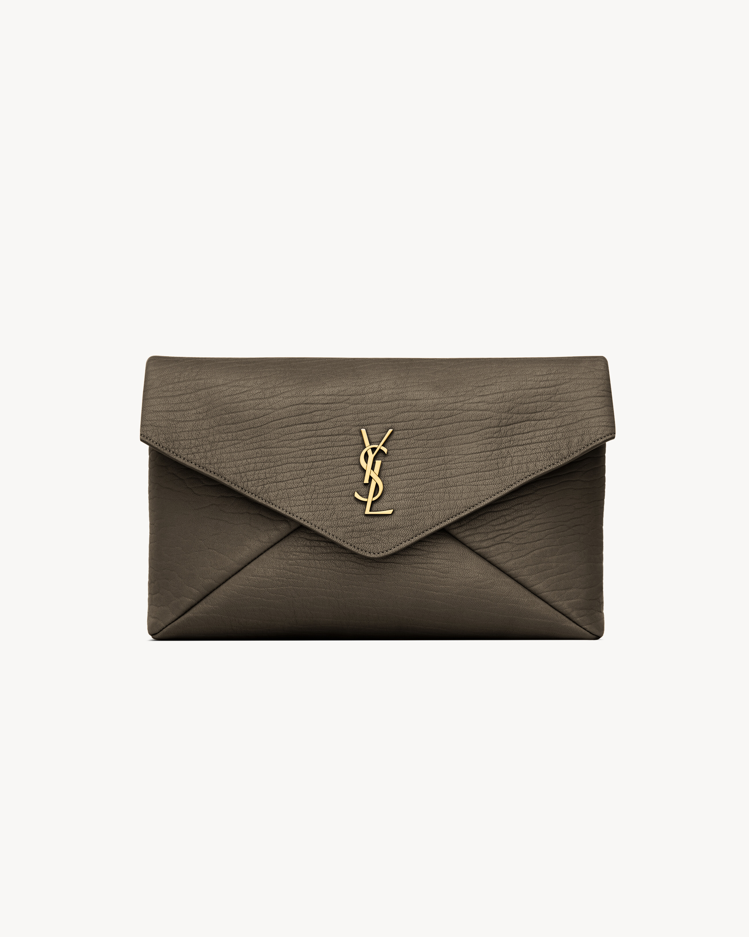 SAINT LAURENT Saint Laurent Cassandre Large Envelope Pouch in Lambskin